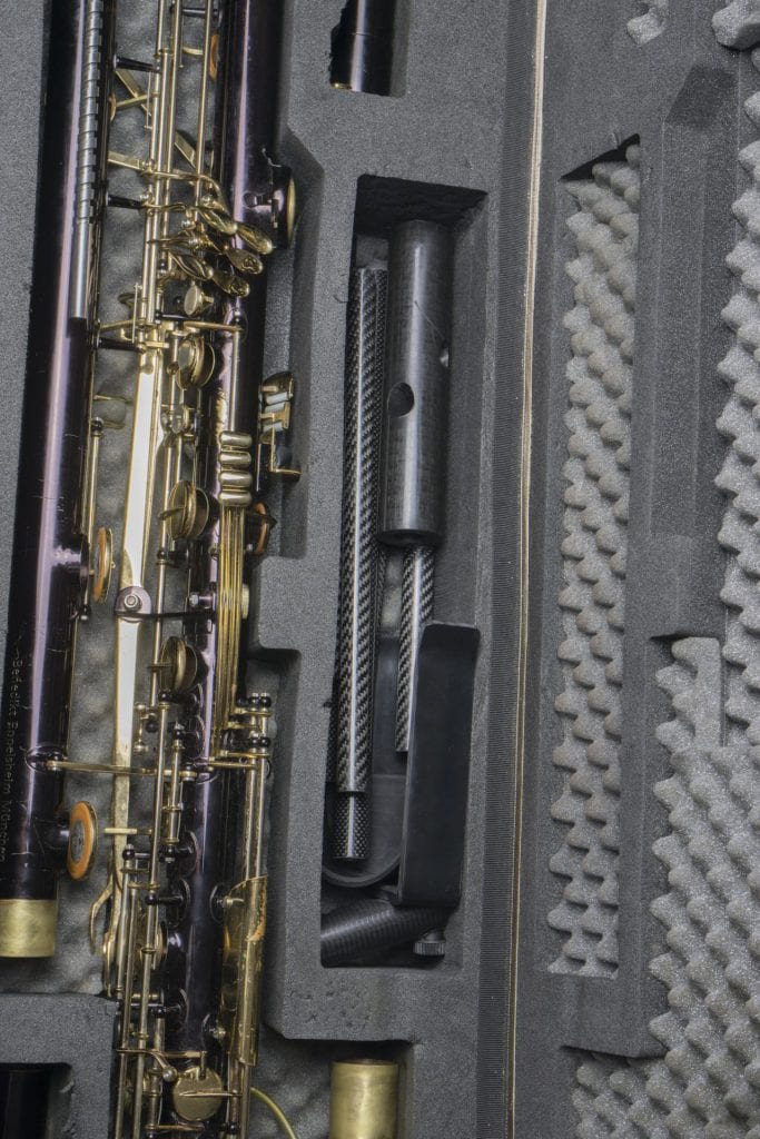 contrabass clarinet stand 1 - WoodWindDesign