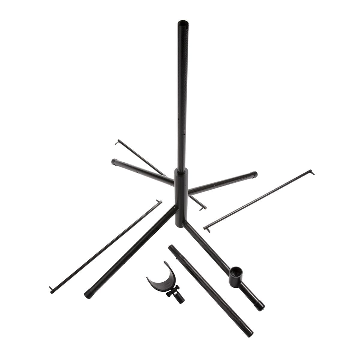 contrabass flute stand - WoodWindDesign